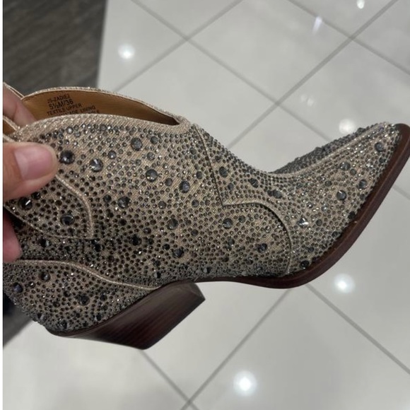 Shoes | Jessica Simpson Rhinestone Booties | Poshmark
